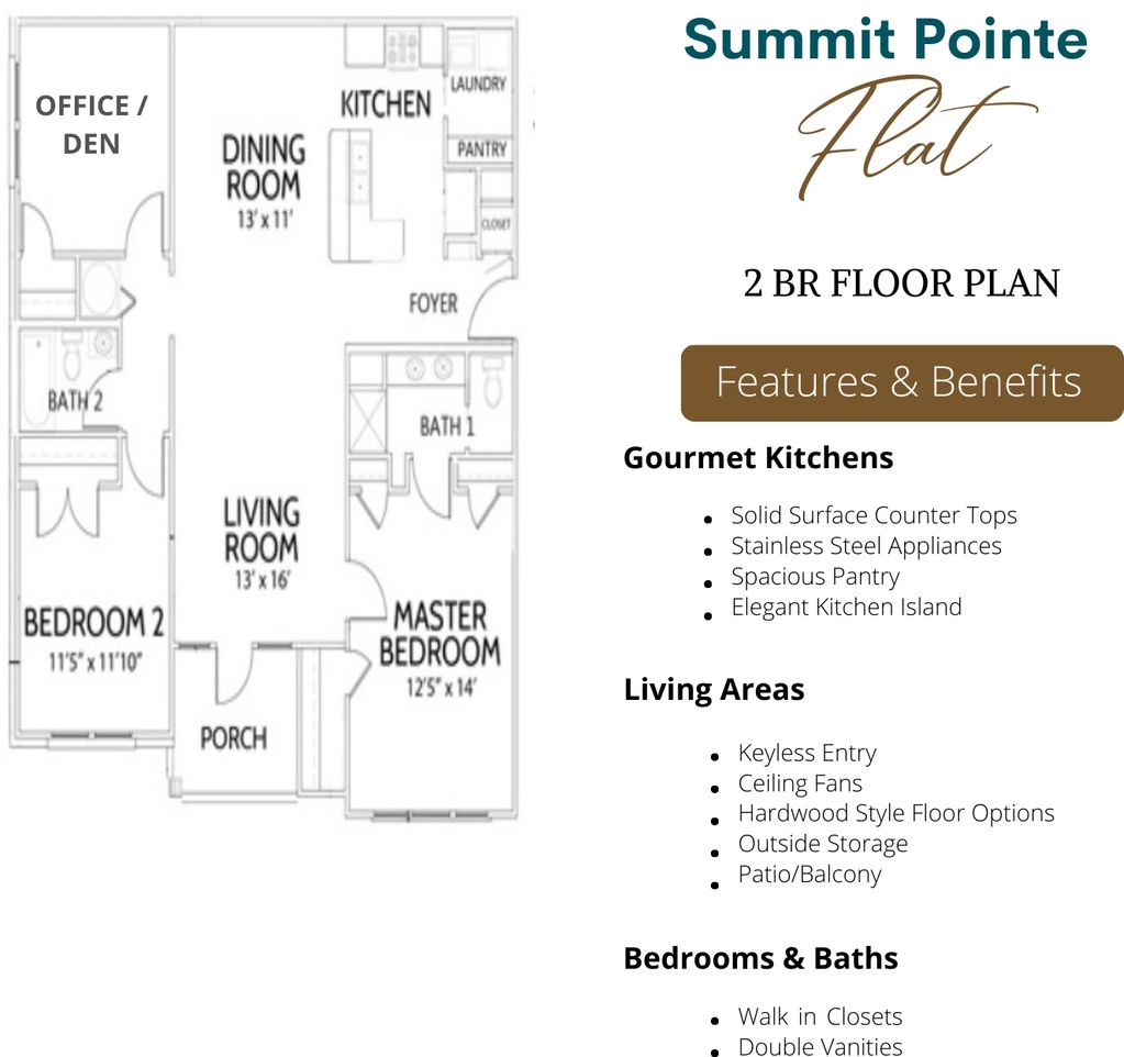 Floor Plans | Summit Pointe